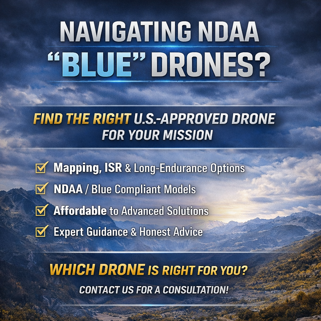 Navigating NDAA / “Blue” Drone Options: What Actually Makes Sense Right ...